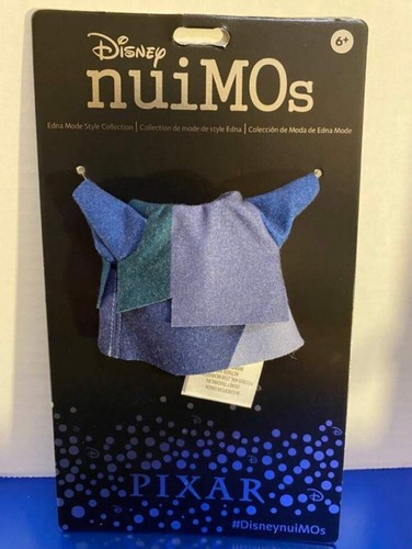 Nuimo Outfit Disney Edna Mode Incredibles 2 Clothes Blue Patchwork ...