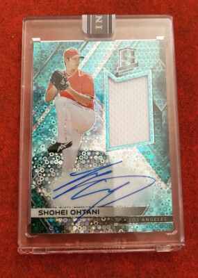 2018 Shohei Ohtani spectra 1/1 rookie patch auto! Absolutely beautiful ...