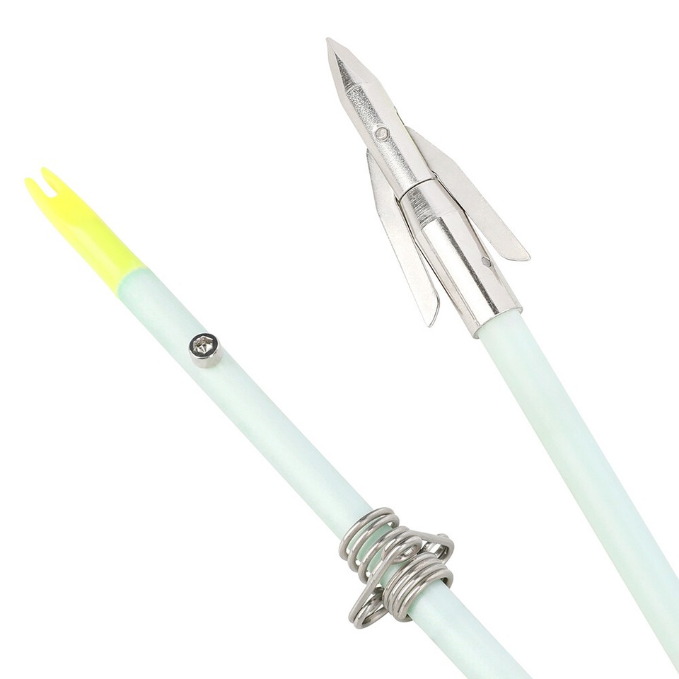 36" Bowfishing Arrows Own Night Fiberglass Slingshot Archery Arrowheads ...