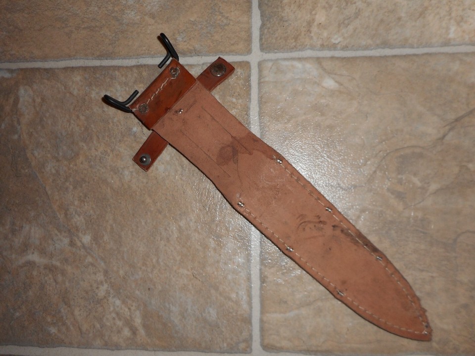 Vintage WWII US Army mint Case pig sticker leather sheath !!! | eBay