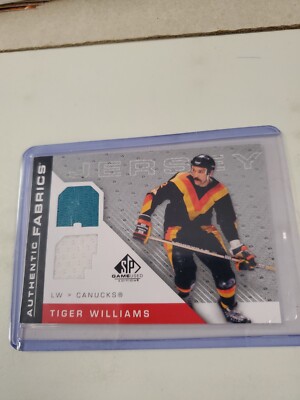 2007-08 TIGER WILLIAMS SP GAME USED EDITION AUTHENTIC FABRICS GREEN ...