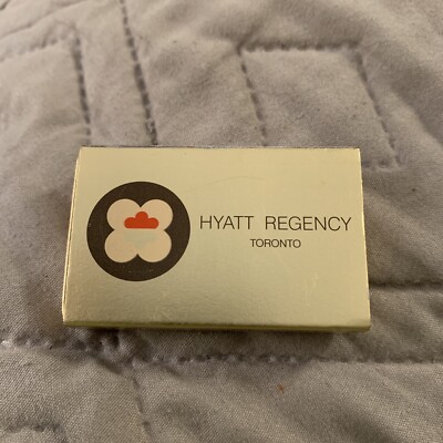Hyatt Regency Toronto Canada Matchbox Full Vintage Matchbook Ad Box | eBay