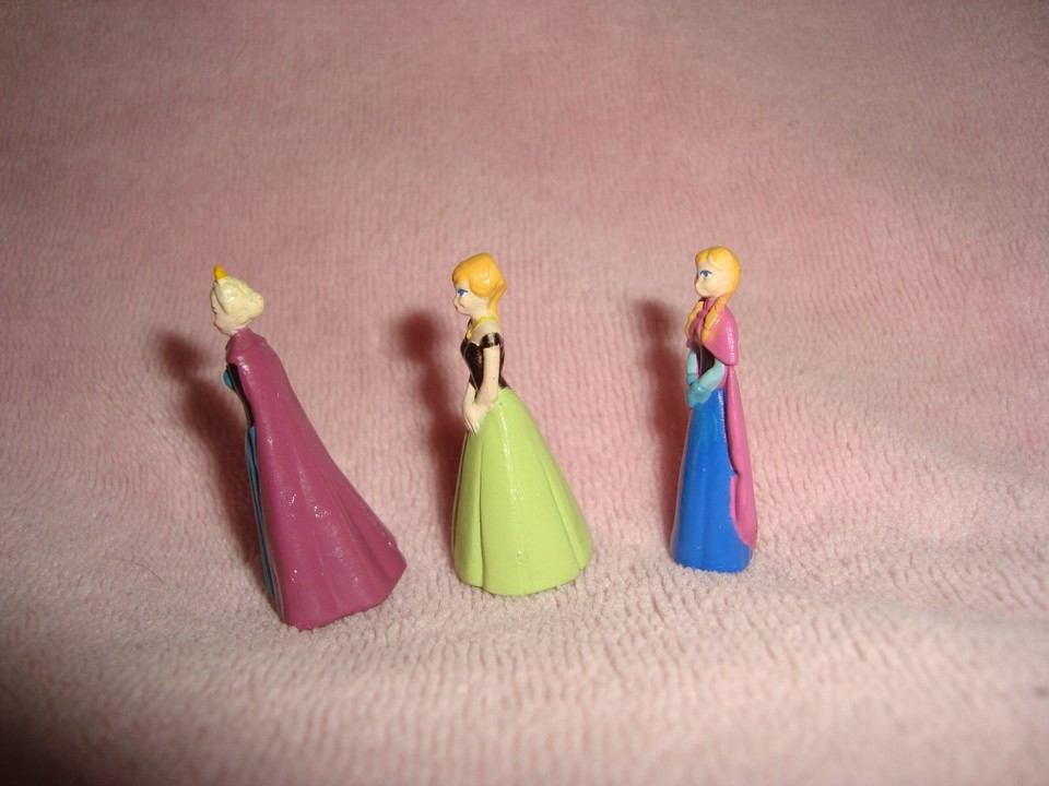 Disney Frozen Zaini Surprise Egg Elsa & Anna figure Lot 3pcs Mini 1.5 ...