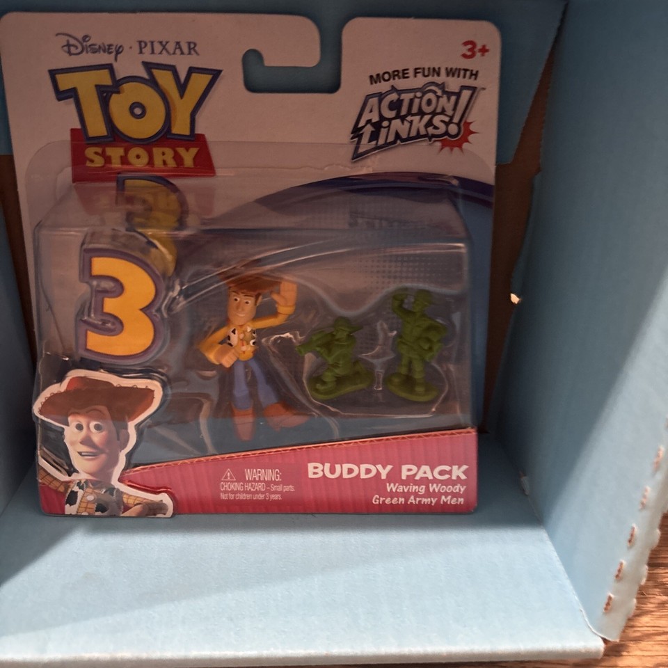 Disney Toy Story 3 Buddy Pack Store Display W/ 7 New Buddy Packs Woody ...