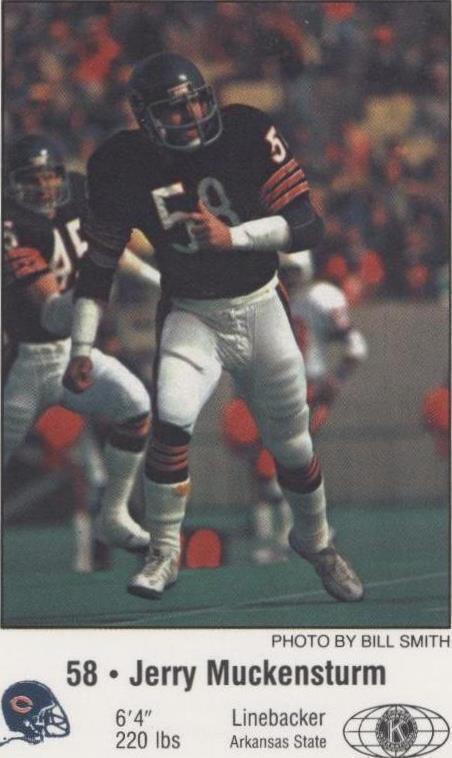 1981 Chicago Bears Police - Jerry Muckensturm #58 (RC) for sale online ...