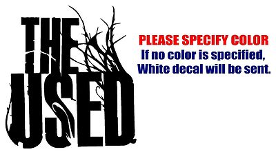 THE USED Band Rock music Graphic Die Cut decal sticker Car Truck Boat ...