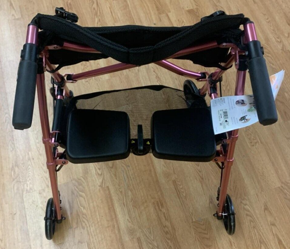 Stander EZ Fold-N-Go Wonder Walker Rollator ~ #4350-RR ~ Regal Rose ...