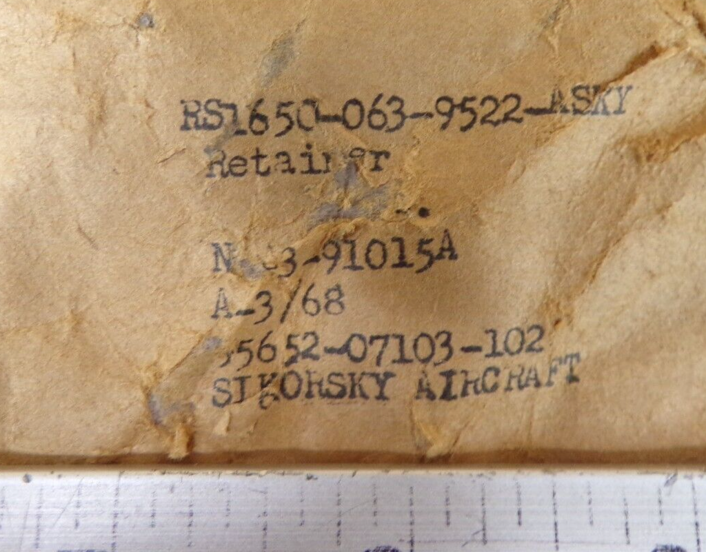 Sikorsky Cap Linear Actuating Cylinder, PN: 65652-07103-102 ...