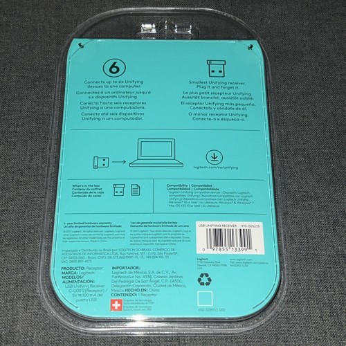Logitech 910-005235 USB Unifying Receiver for sale online | eBay