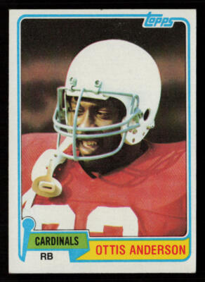 1981 Topps #365 Ottis Anderson St. Louis Cardinals Football Card | eBay