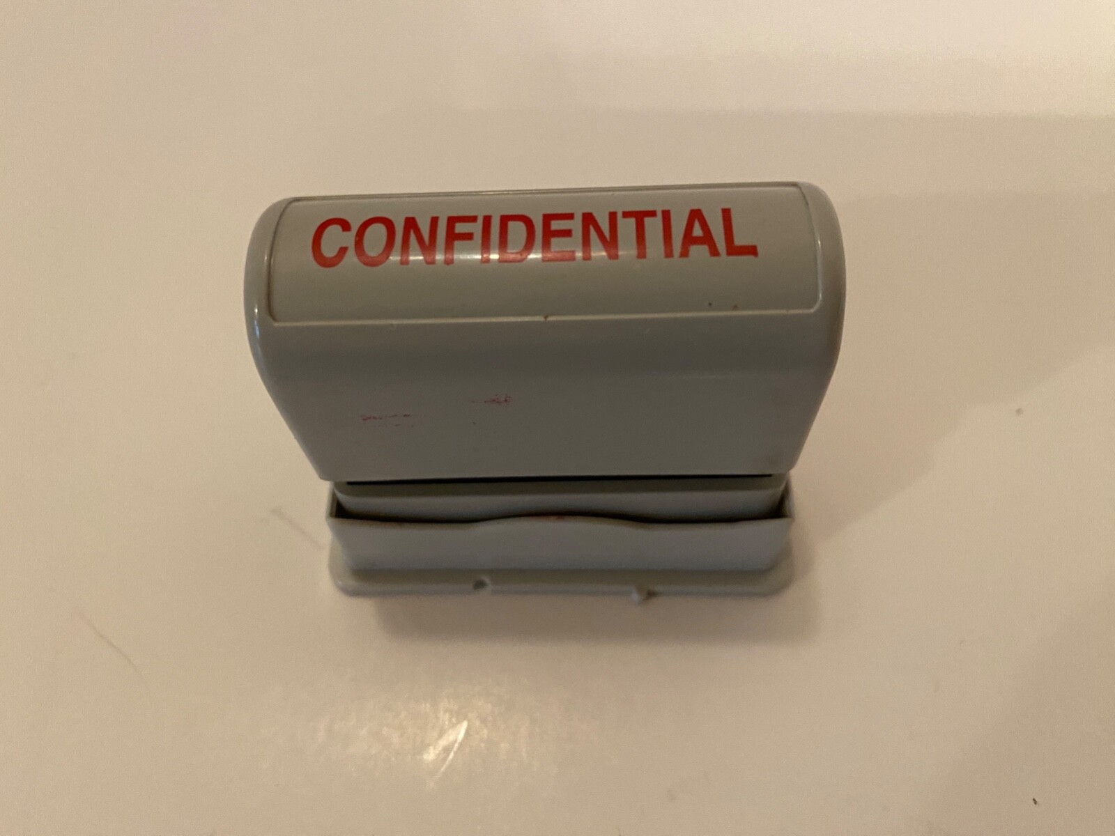 Confidential Stamp Red Needs Ink Pad. | eBay