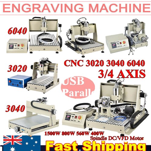 3AXIS/4AXIS CNC 6090/6040/3040 ROUTER ENGRAVER DESKTOP MILL/DRILLING ...