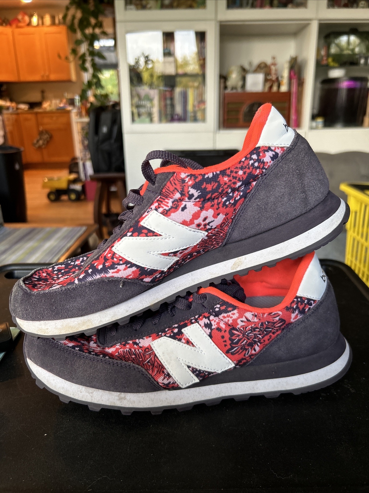 New Balance WL501FCB Floral Print Burgundy Lifestyle Sneakers Women's ...