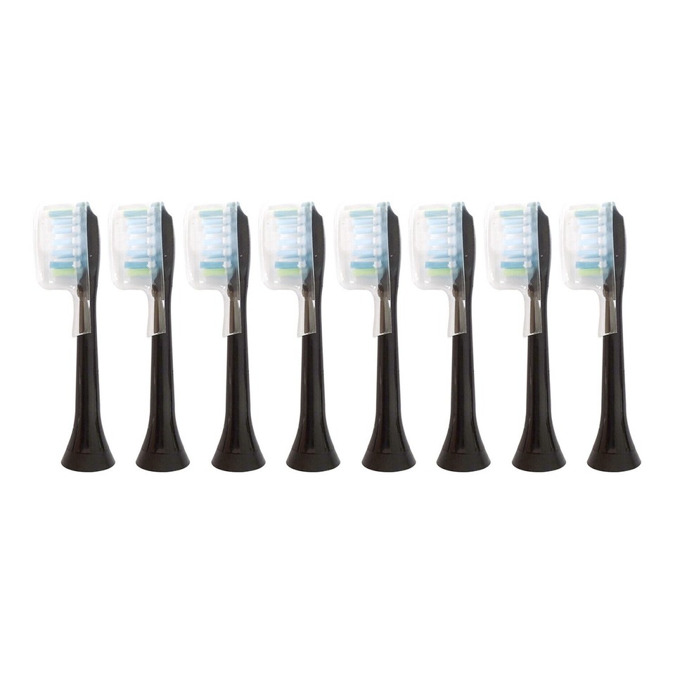 8-Pack Philips DiamondClean Adaptive Clean Black Brush Heads | No Box ...