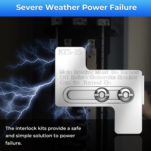 Generator Interlock Kit For Challenger & Westinghouse & Siemans 200 Amp ...