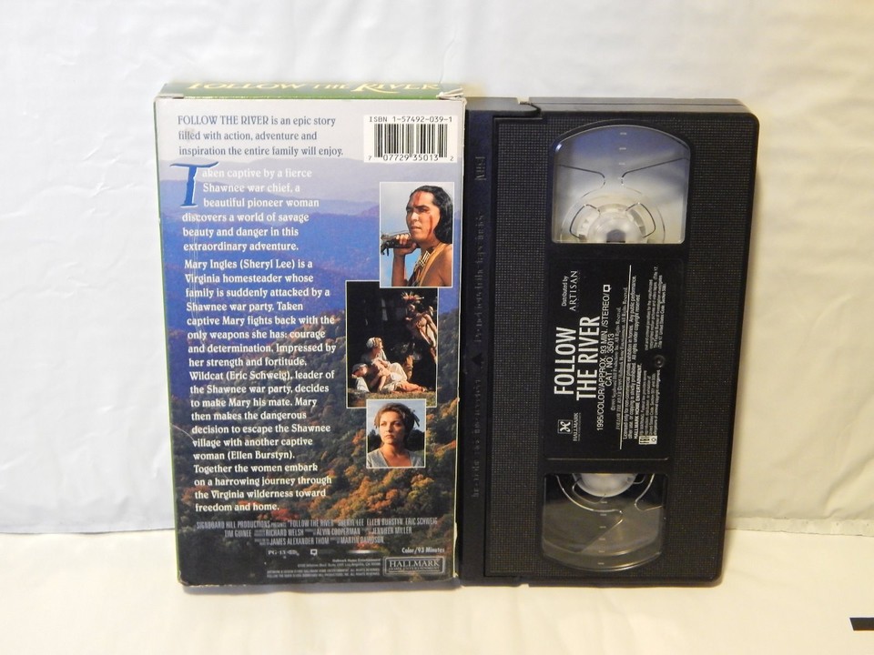 Follow the River (VHS, 1995) Sheryl Lee - Ellen Burstyn - Eric Schweig ...