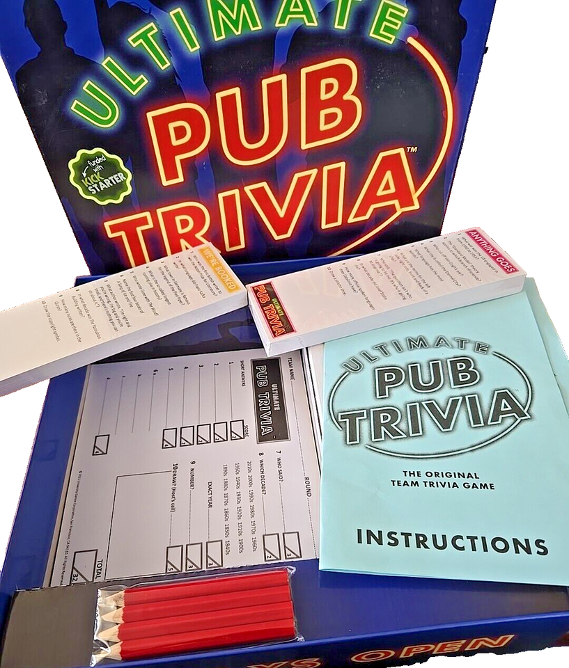 Ultimate Pub Trivia Game University Games Party Team Play Pop Culture ...