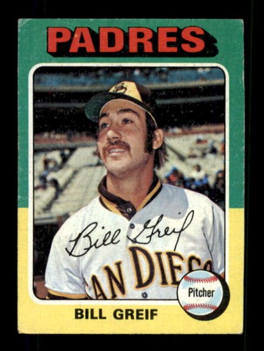 1975 Topps #168 Bill Greif VG/VGEX Padres 219633 | eBay