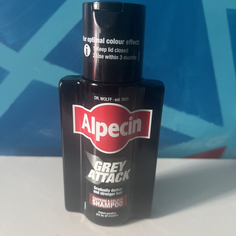 Alpecin Gray Attack Caffeine&Color Shampoo,natural-looking result for ...