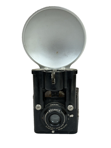 KODAK Camera Brownie FLASH SIX-20 1940s VINTAGE Box Flash Attachment ...
