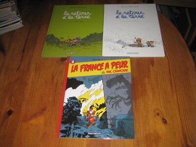 lot 3 bd de larcenet LE RETOUR A LA TERRE 1+3 + NIKOUMOUK 2 poisson ...