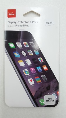 Verizon Anti-Scratch Display Screen Protector 3-Pack fits iPhone 6 Plus ...