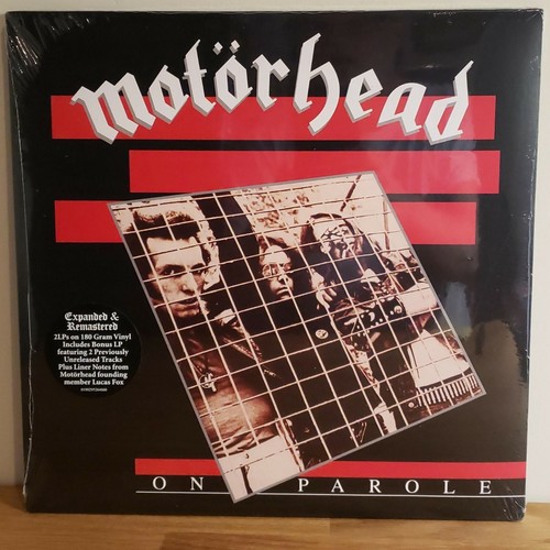 Motorhead New Sealed Double LP On Parole 180 Gram Unreleased Tracks ...