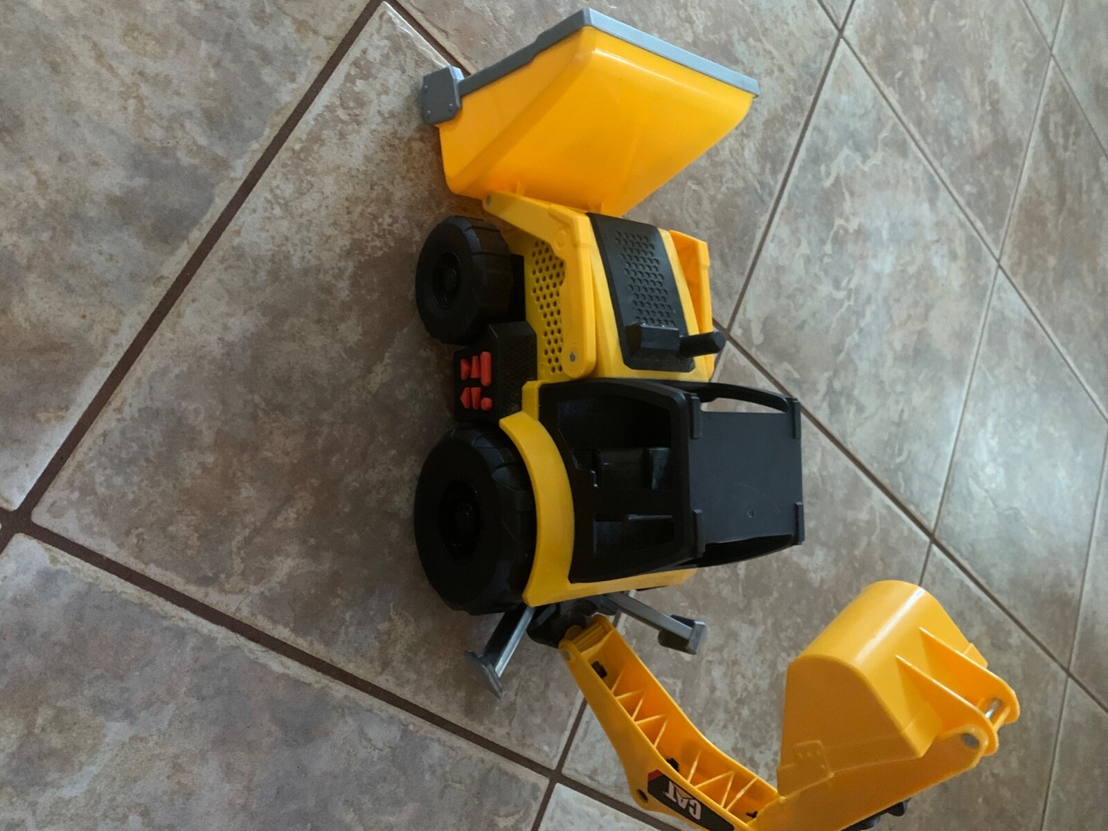 CAT Toy Backhoe Motorized construction toy | eBay