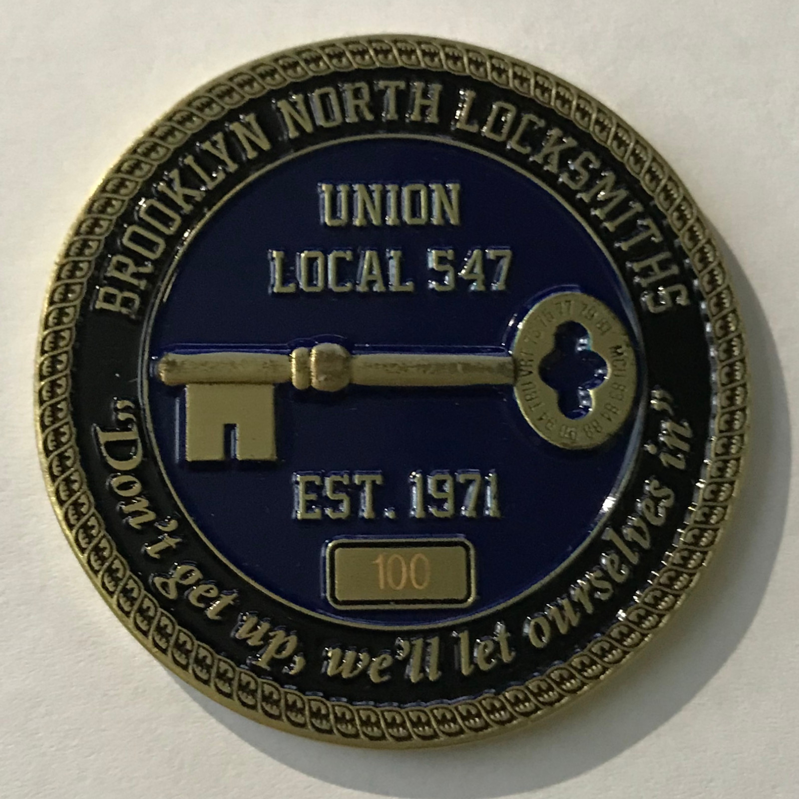 NYPD Narcotics Borough Brooklyn North Locksmiths Union Local 547 Coin ...