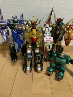 Power Rangers Wild Force Gaoranger DX Megazord Animal 4p Set Animus ...