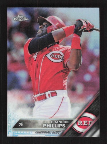 Brandon Phillips 2016 Topps Chrome Refractor Cincinnati Reds #190 | eBay