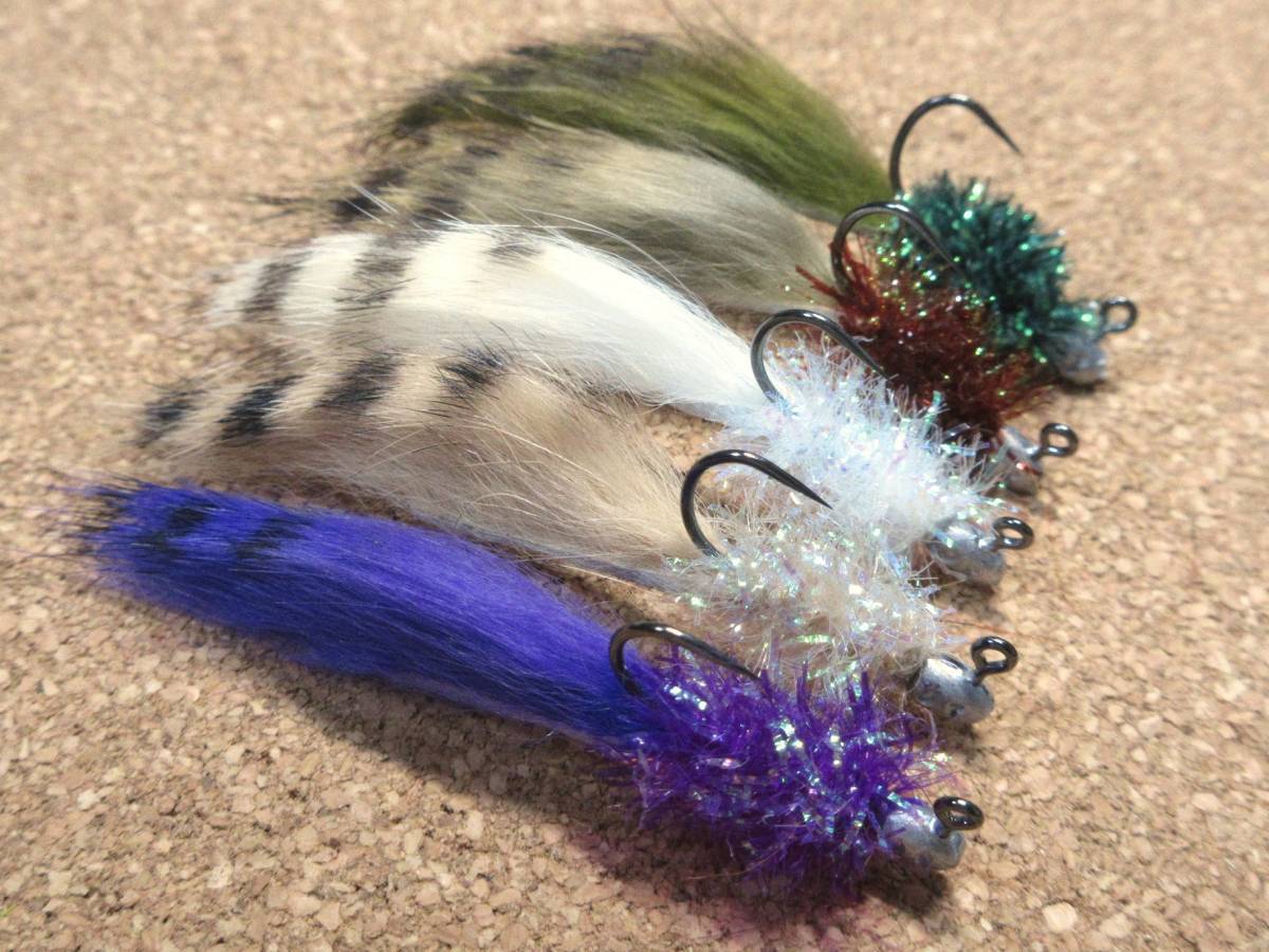 Lure Zonker Feather Jig Head 0.3G Set 5 1 | eBay