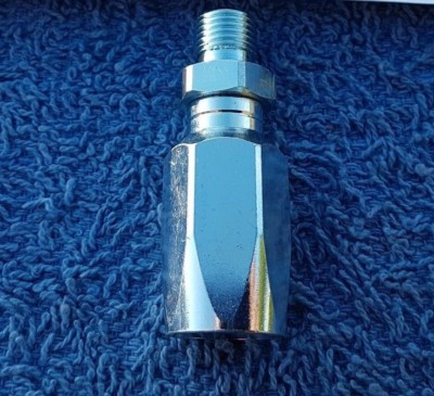 HIGH PRESSURE WASHER RUBBER HOSE REUSABLE END REPAIR KIT 1/4" BSP MALE ...