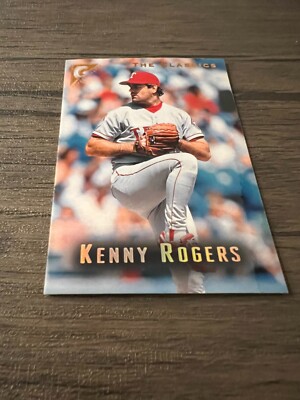 1996 Topps Gallery The Classics Baseball Card #72 Kenny Rogers, Rangers ...
