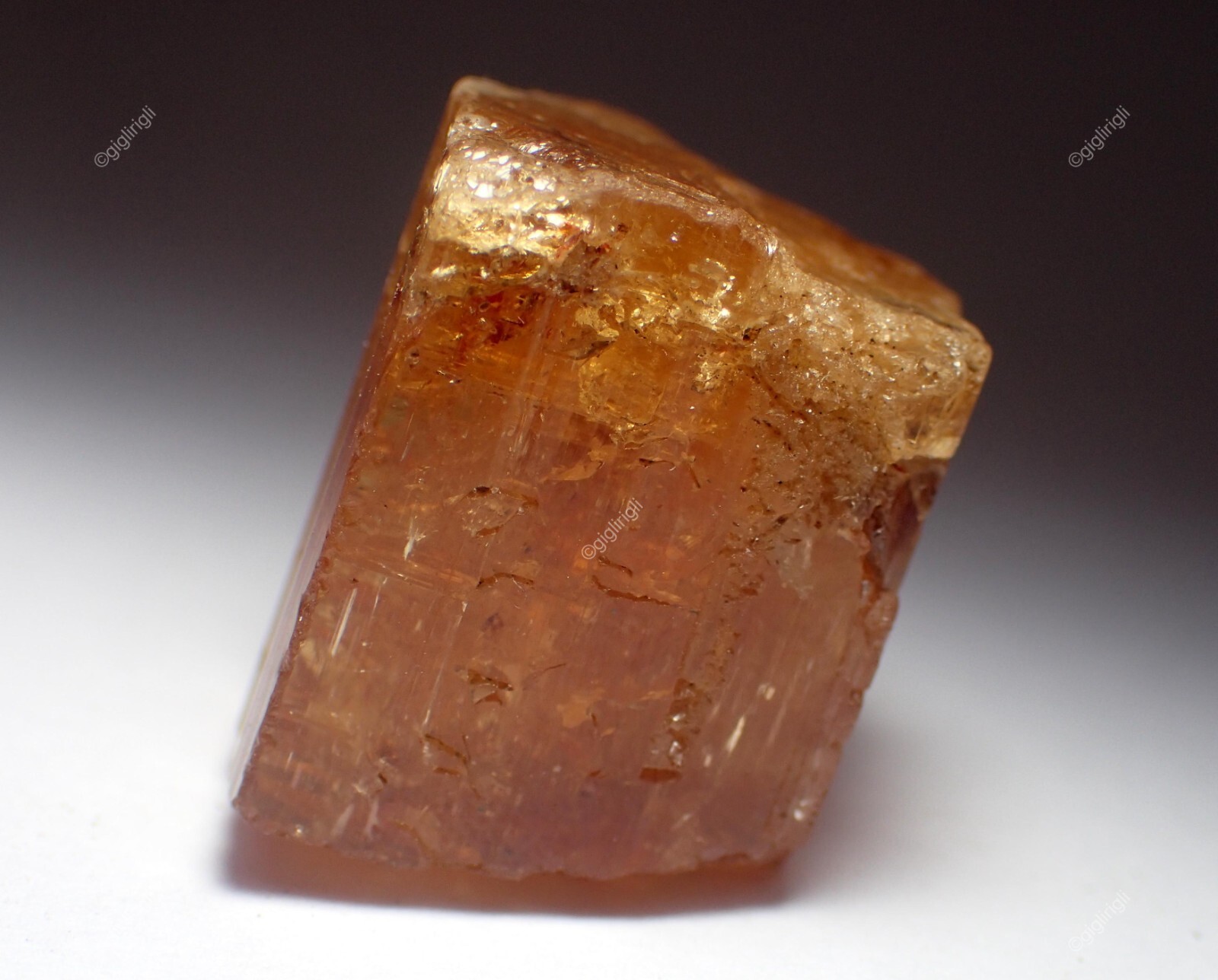 14.30 Cts Brazilian Imperial Topaz Rectangle Rough Loose Gemstone 15x7 ...