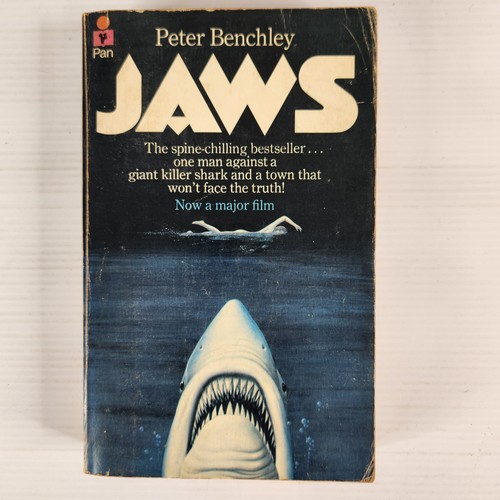 Jaws by Peter Benchley Paperback 1975 3rd Australian Printing by Pan ...
