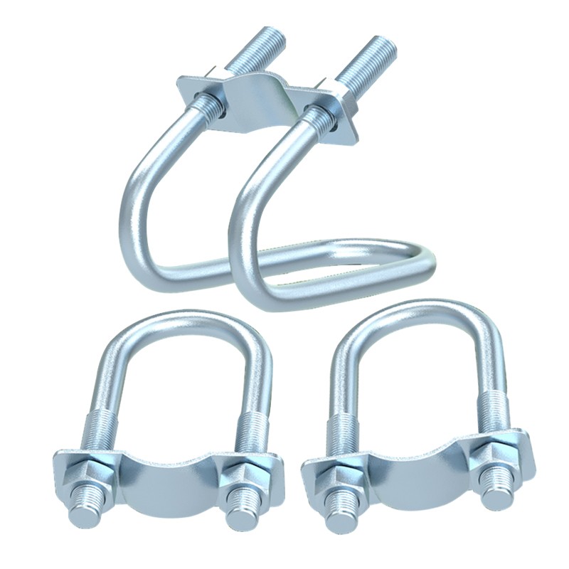 Double U-Shaped Clamp Hose Clamp Pipe Clip/Cross U-Shaped Bolt ...