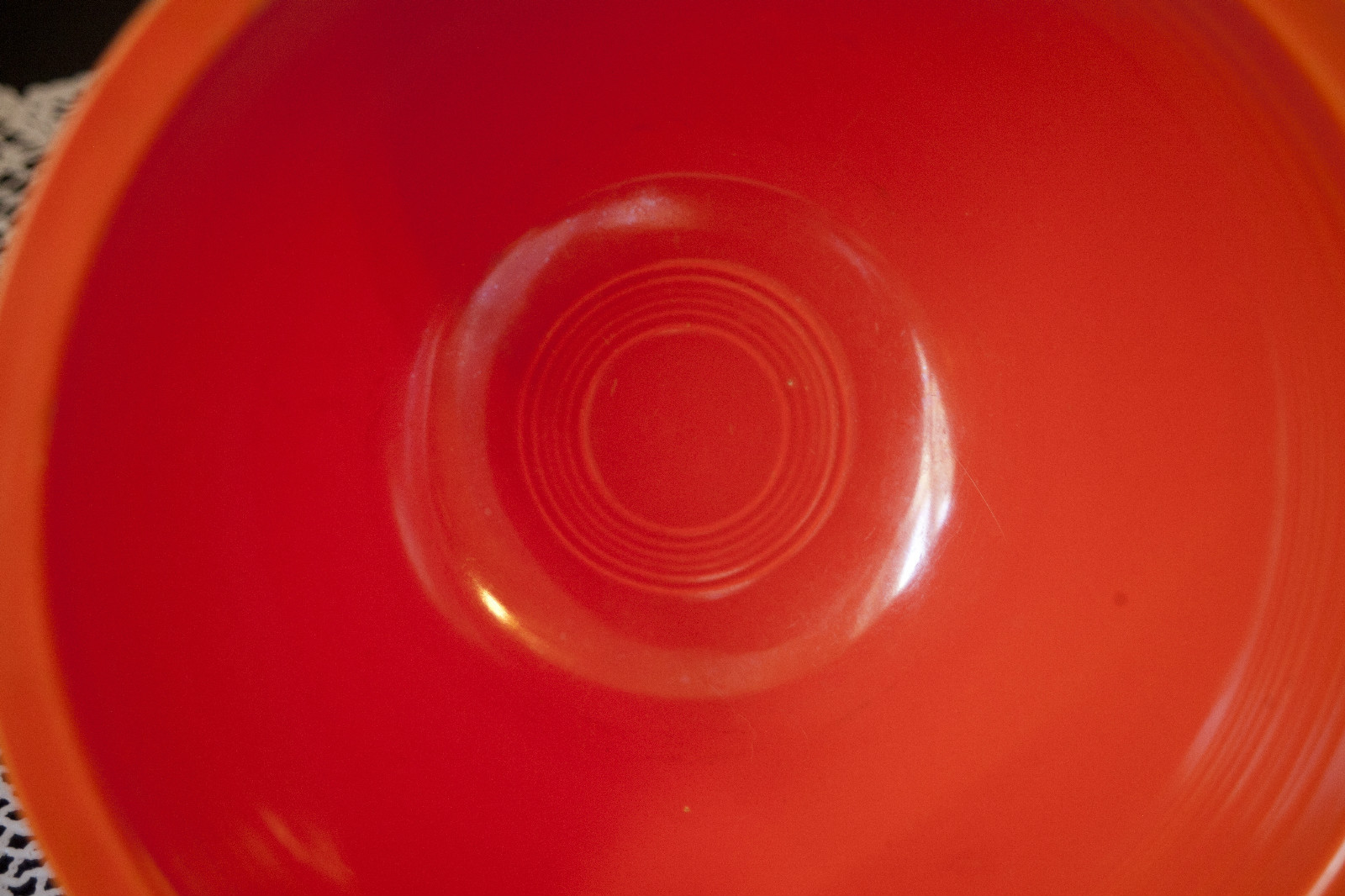 Vintage Fiesta ware - Red - #5 Mixing Bowl - Rings Inside 1936/1938 | eBay