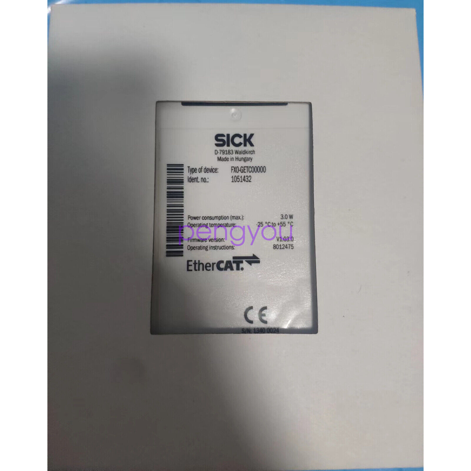 SICK Fx0-gent00000 Flexi Soft EtherCAT (1051432) for sale online | eBay