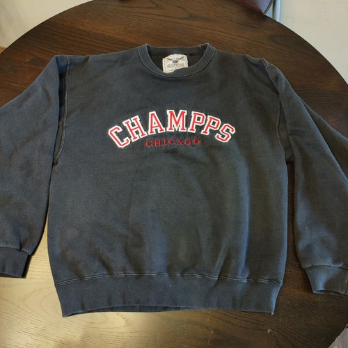 Vintage Champps Chicago Sports Bar Sweater USA Men’s L Embroidered ...