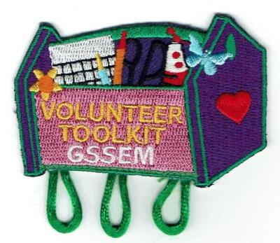 Girl Scouts GSSEM Volunteer Tool Kit Fun Patches Badge SCOUT GUIDE ...