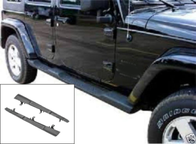 Mopar OEM Side Step Running Board Pair for Jeep Wrangler 2007-2018 07 ...