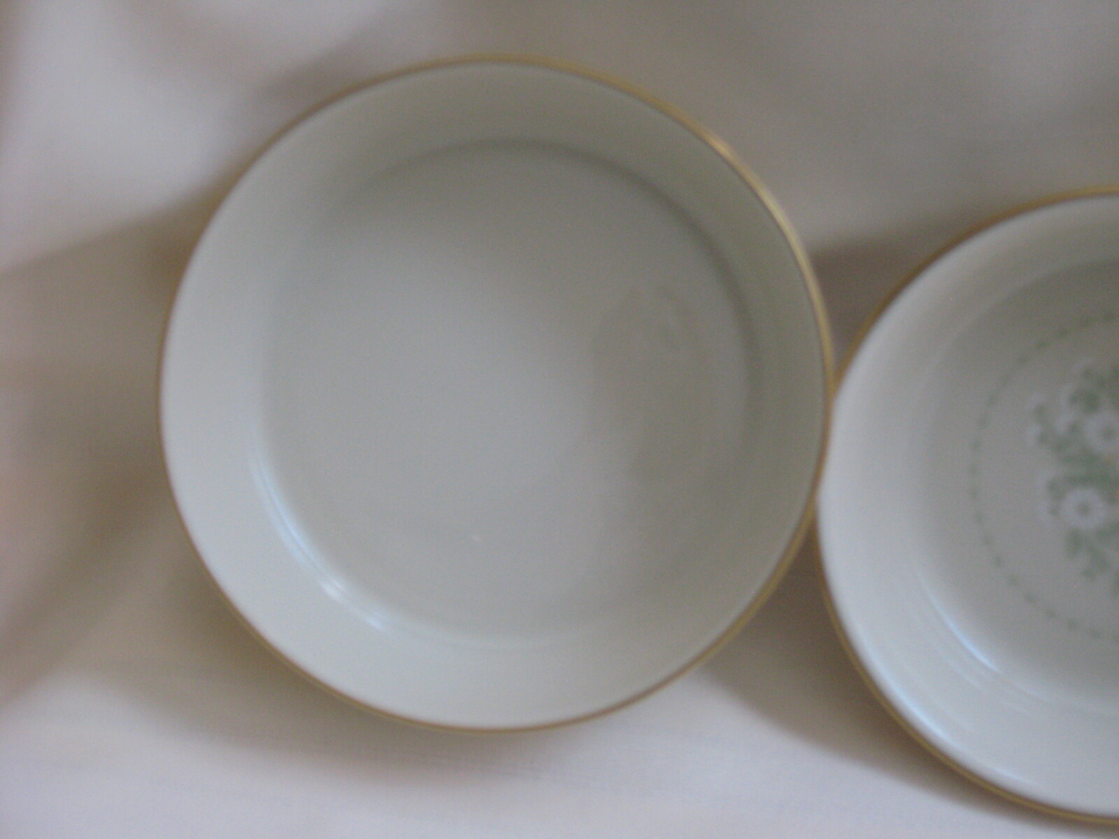 Lenox Special Pattern Dessert Fruit / Cereal 2 Bowls Cream w/ Gold Trim ...
