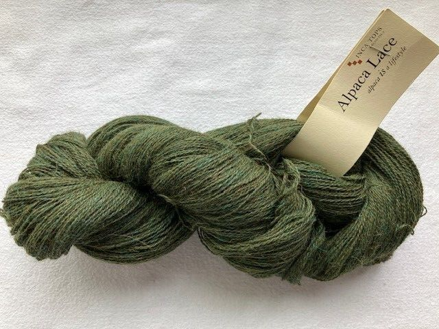 INCA TOPS 100% Alpaca Lace Hand Knitting Yarn 875 yards Color Moss | eBay