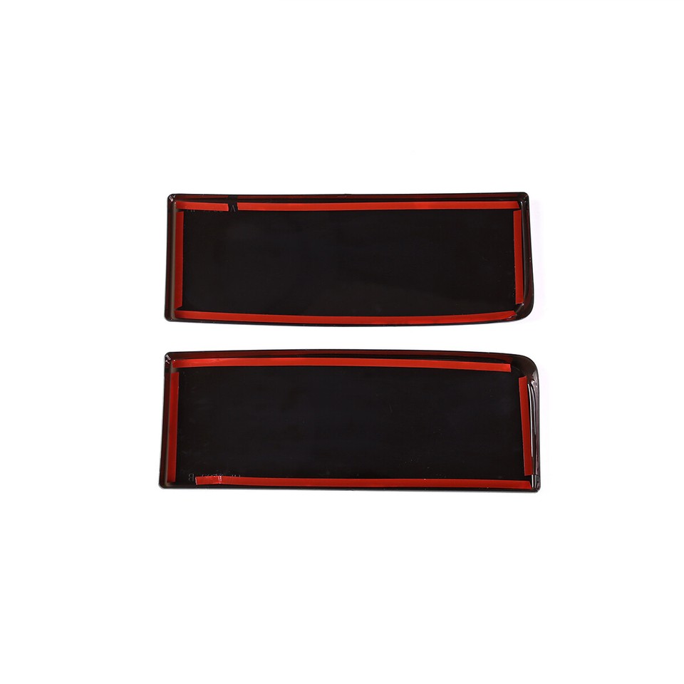 Smoked Black Rear Tail Light Air Outlet Cover Fender Trim For Hummer H2 ...