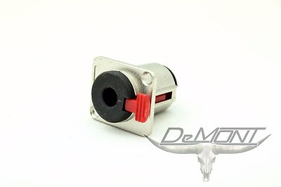 Locking 1/4" TRS Panel Mount Guitar / Pedal Board Jack | eBay