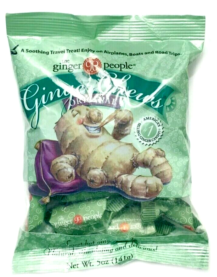 4 Packs Trader Joe's Original Ginger Chews THE GINGER PEOPLE 5 oz Each ...