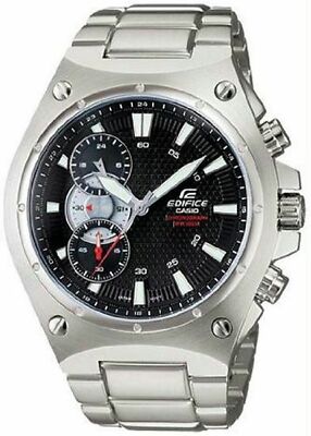 Casio Men's Stainless Steel Edifice Quartz ChronoMulti Hand EF537D-1A ...