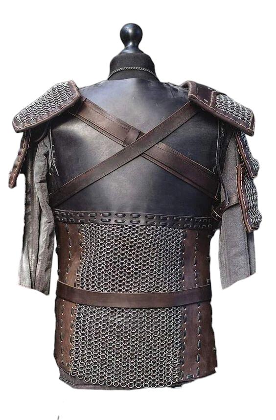 Larp Knight Costume God of War Cosplay Leather Armor Renaissance ...