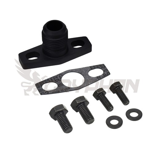 10AN Turbo Oil Drain Return Flange Kit Mitsubishi TF035 TD02 TD03 TD04 ...